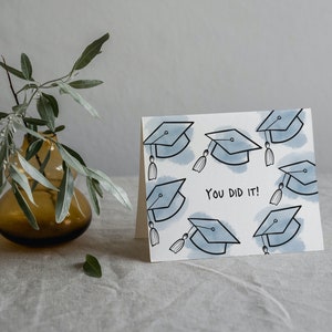 Printable Graduation Card Digital Congratulations Card Folding ...