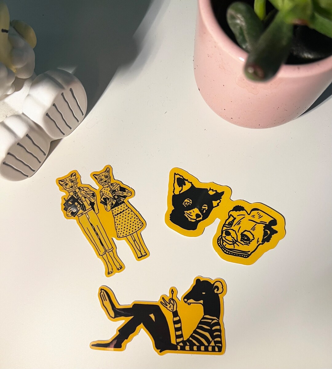 Fantastic Mr Fox Sticker Bundle - Etsy