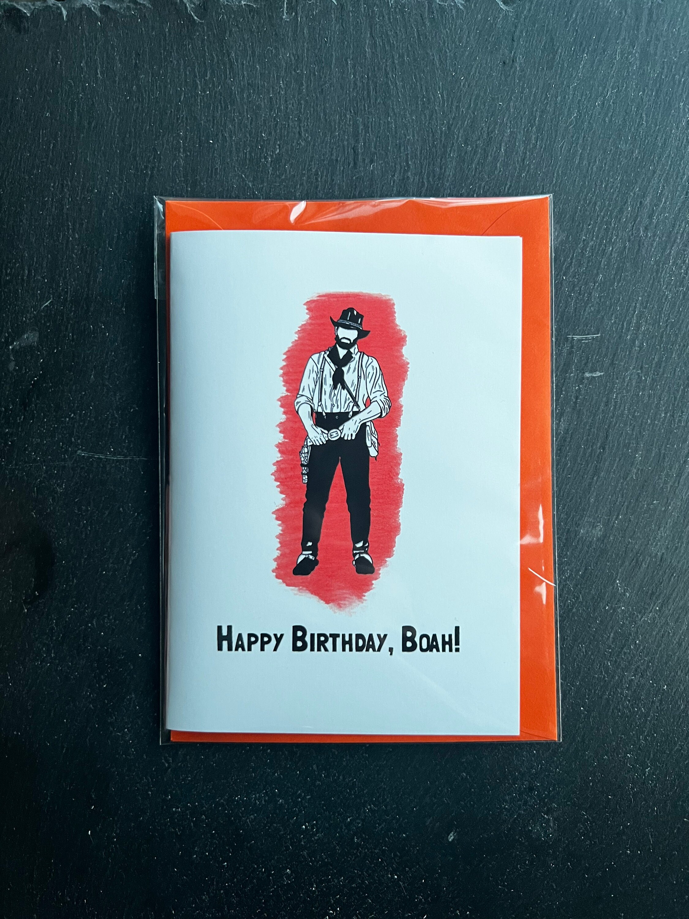Red Dead Redemption 2 A6 Arthur Morgan Birthday Card - Etsy