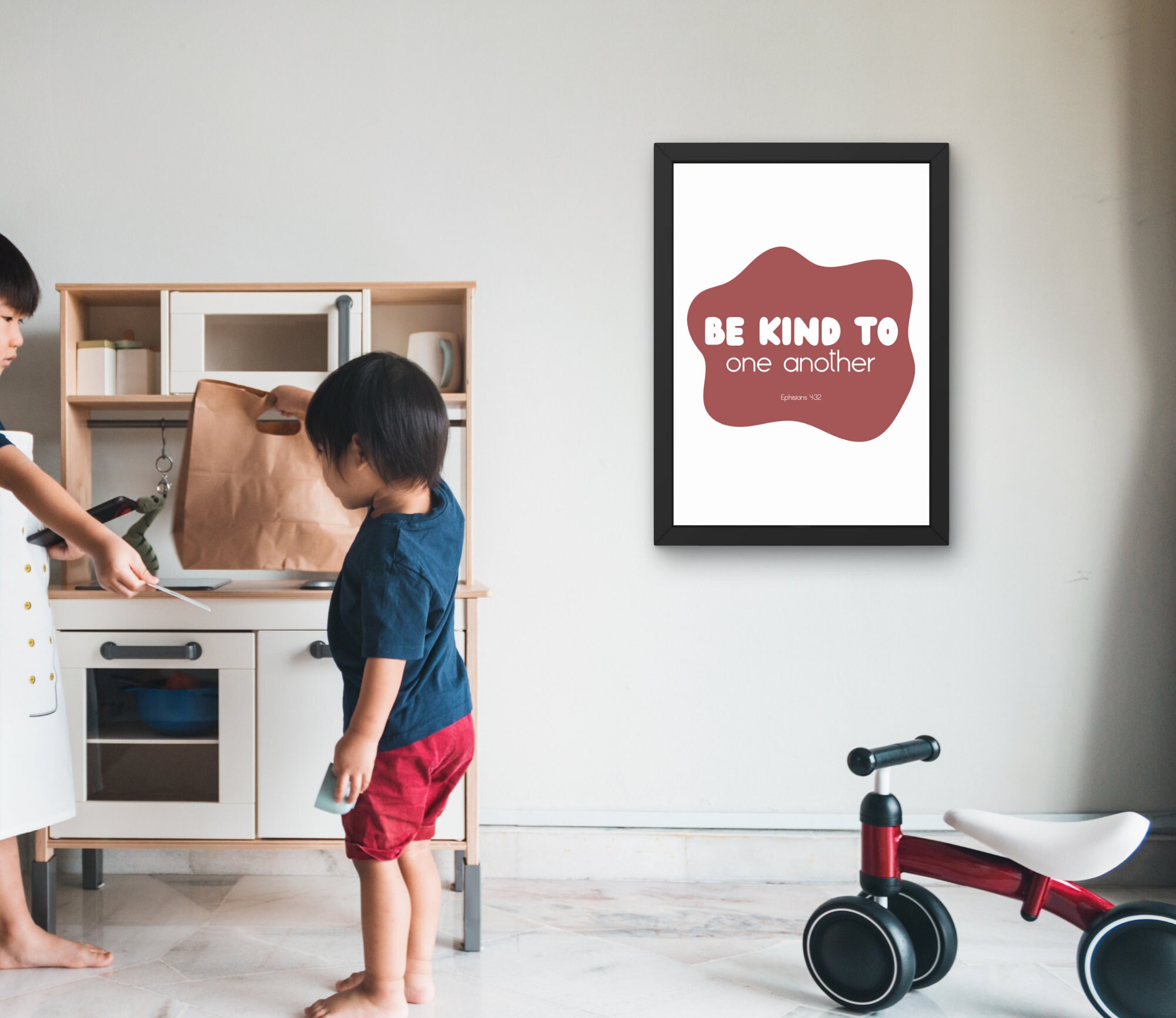 One Another Bible Verse Posters for Kids, Playroom Posters, Digital ...