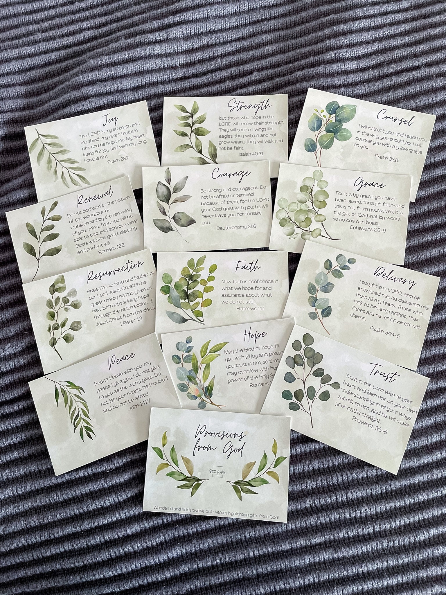 Provisions From God Display Cards - Etsy