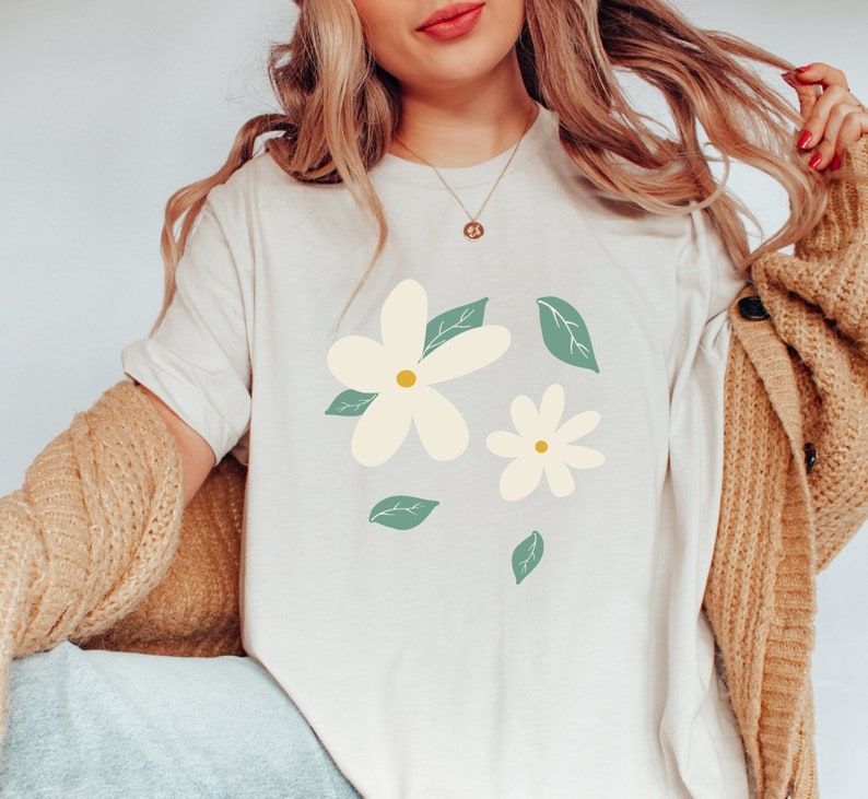 Comfort Colours® Yellow Daisy Shirt. Floral Boho Women T-shirt ...