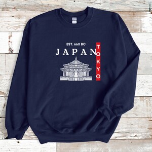 Tokyo Sweatshirt Japan Sweater, Japanese Streetwear Crewneck Traveler ...