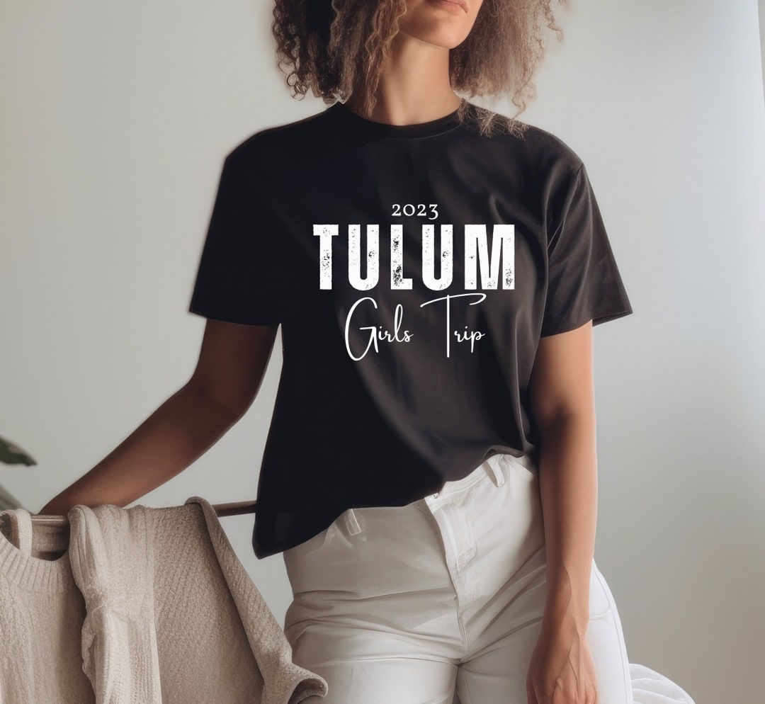 Camiseta Tulum, playera de playa mexicana, playera personalizada para viaje de chicas - Etsy España