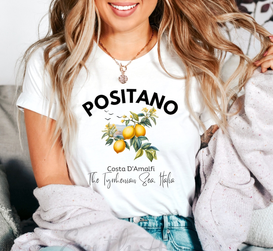 Positano Italy Shirt Amalfi Coast Italia Sorrento Capri Lemon Soft ...