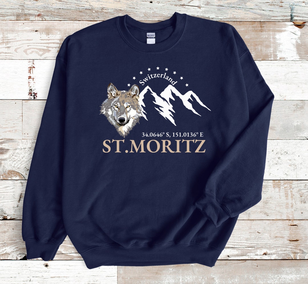 St.moritz Sweatshirt Unisex Sizing Travel Sweater Alpine Adventure in ...