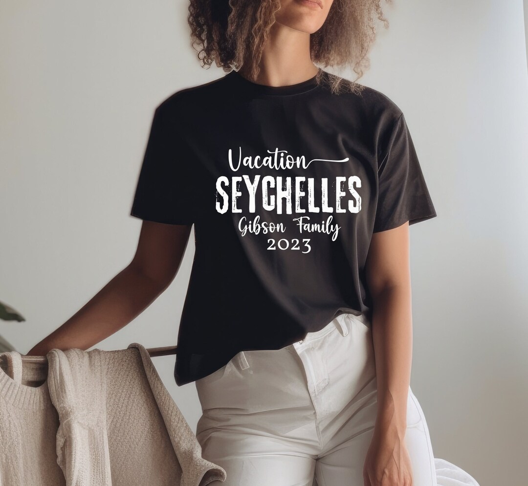 Personalized Seychelles Shirt Trendy Family Road Trip Custom Name Shirt ...