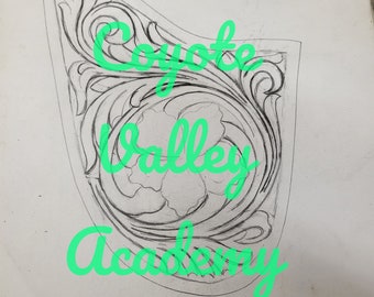 Western Floral Wallet Pattern 10 DIGITAL DOWNLOAD - Etsy