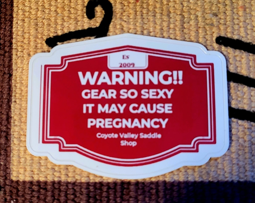 Warning Sticker - Etsy