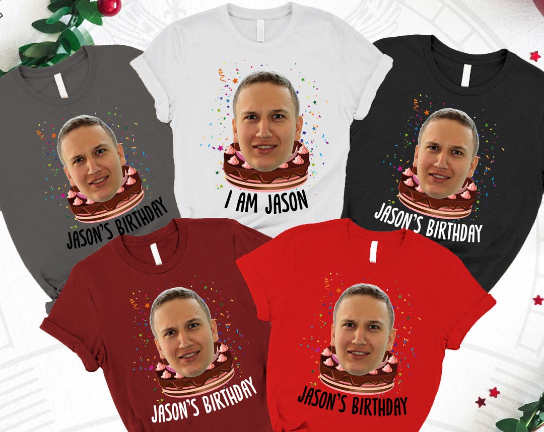 Custom Birthday Picture Shirts, Funny Birthday Men Shirts, Birthday ...