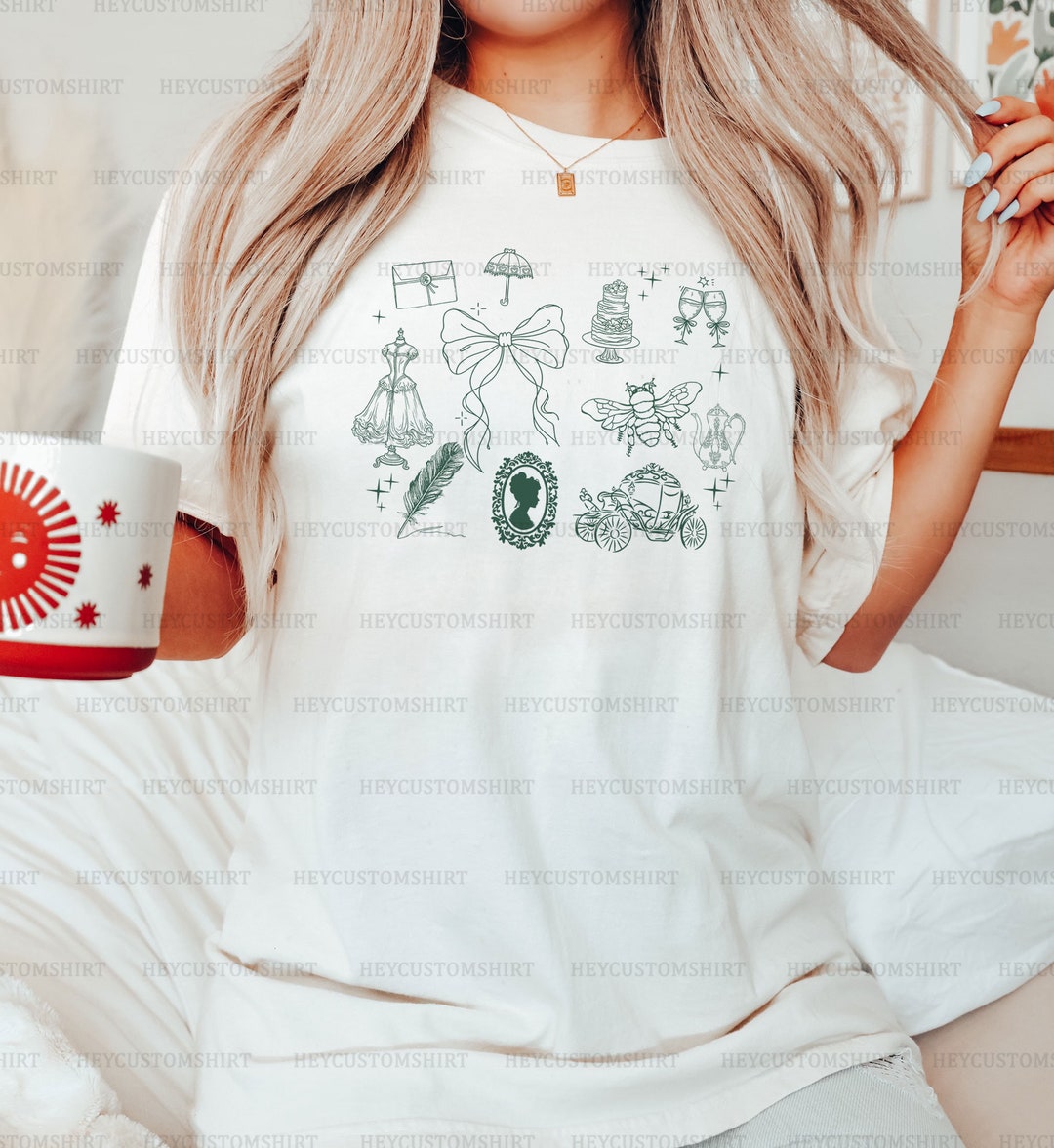 Camisa Coquette Cute Society Papers, camisa Lady Spill The Tea, camisa de televisión de drama ...