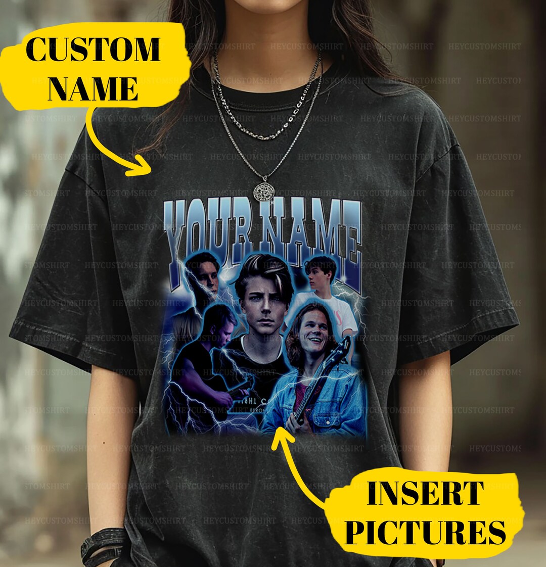 Bootleg Rapper Custom 90s Shirt, Hip Hop 90s Retro Shirt, Personalized ...