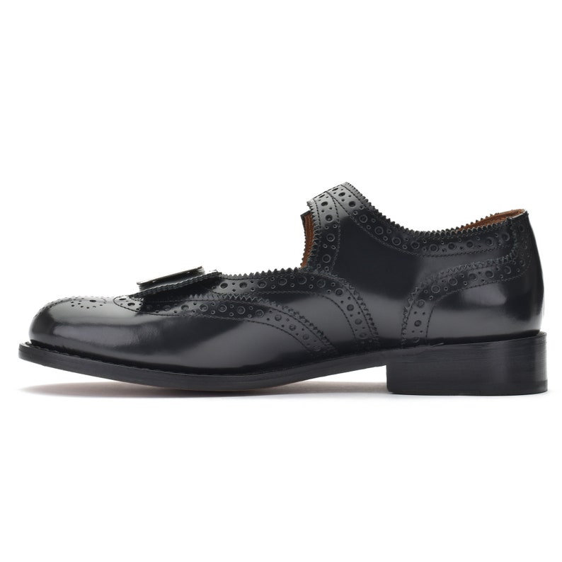 Buckle Brogues | Leather Scottish Dress Shoes for Trews & Kilts ...