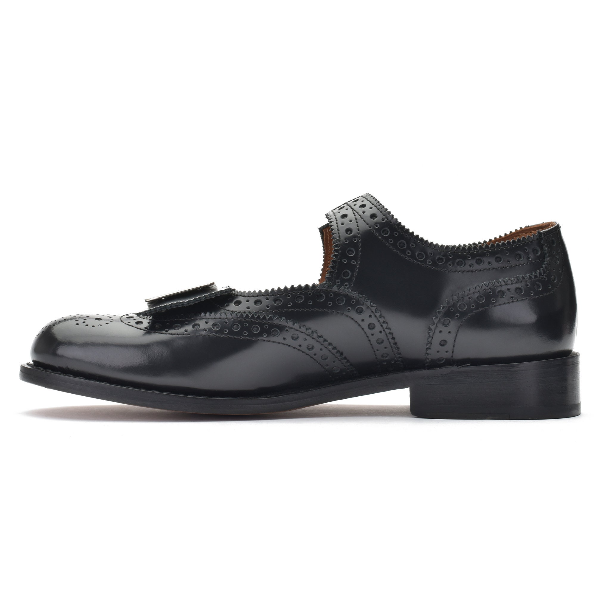 Buckle Brogues | Leather Scottish Dress Shoes for Trews & Kilts ...