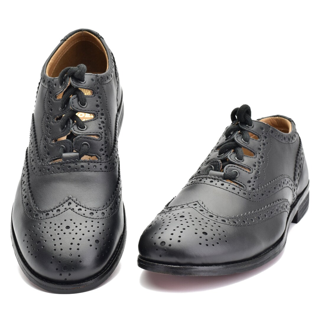 Comfort Ghillie Brogues – Scottish Dress Shoes for Kilt Outfit, Piper ...