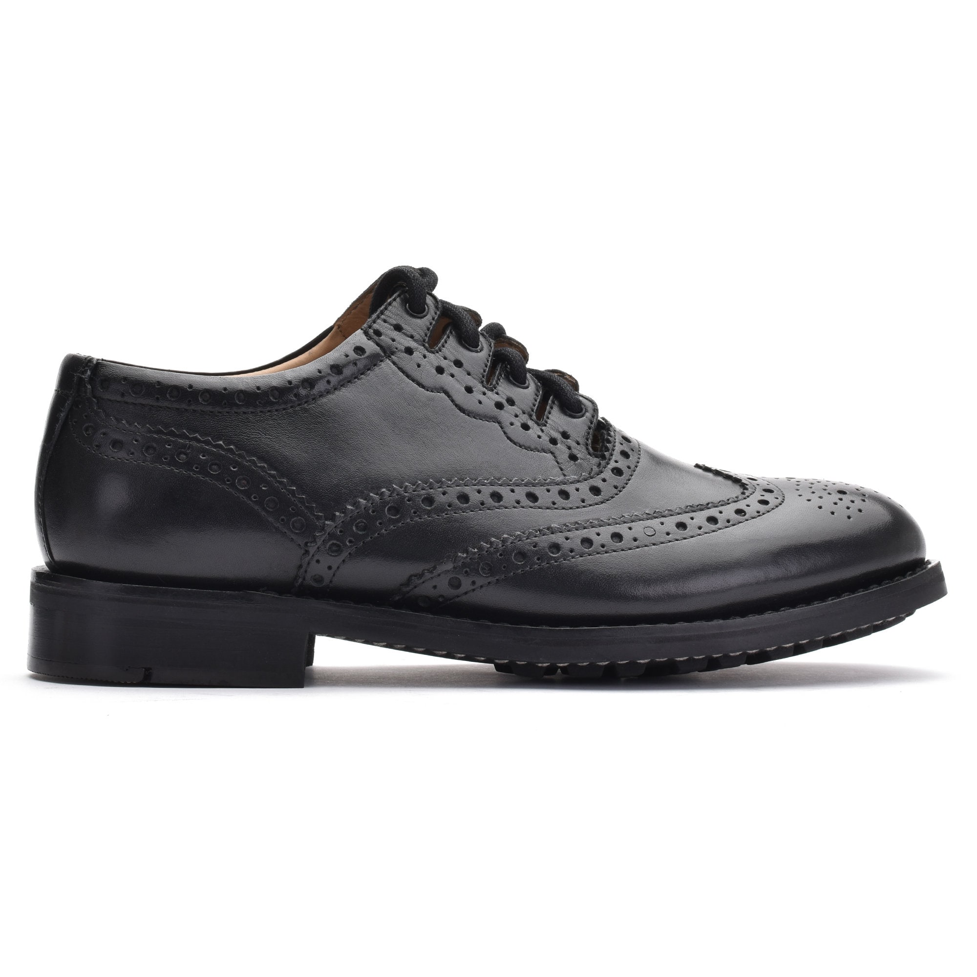 Deluxe Piper Ghillie Brogues | Leather Scottish Dress Shoes for Kilts ...