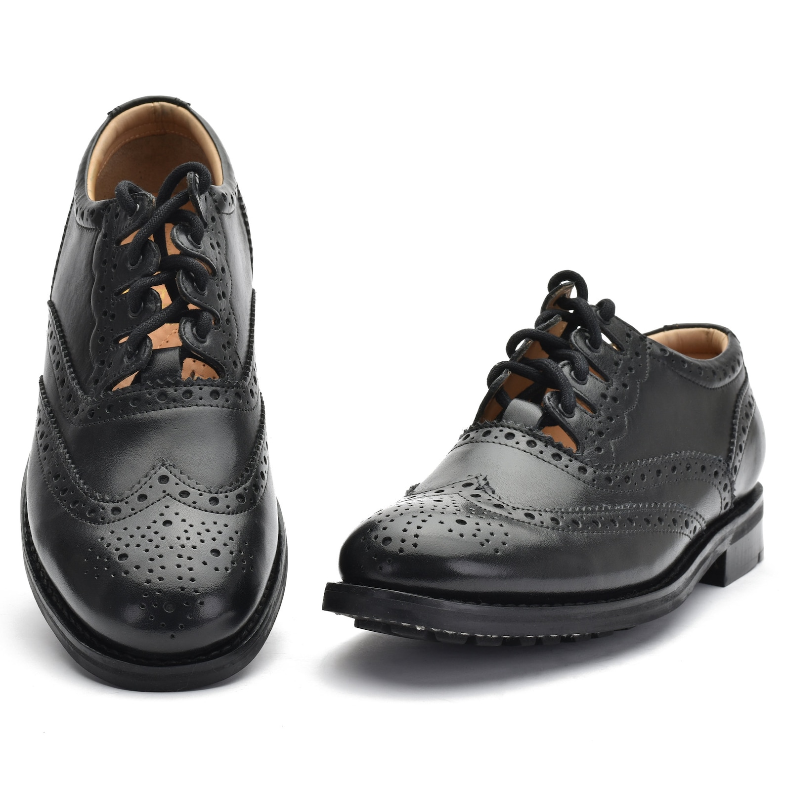 Deluxe Piper Ghillie Brogues | Leather Scottish Dress Shoes for Kilts ...