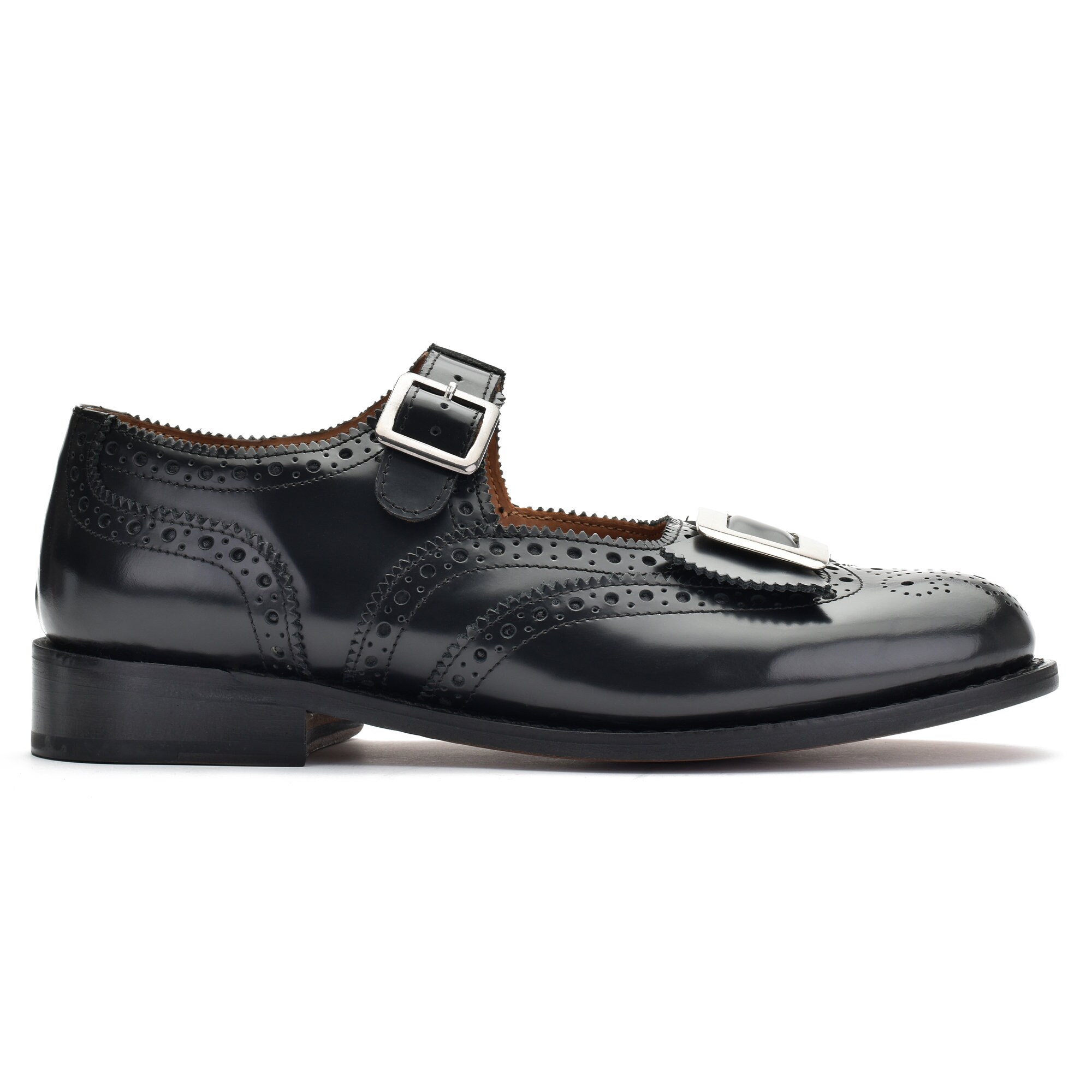 Buckle Brogues | Leather Scottish Dress Shoes for Trews & Kilts ...