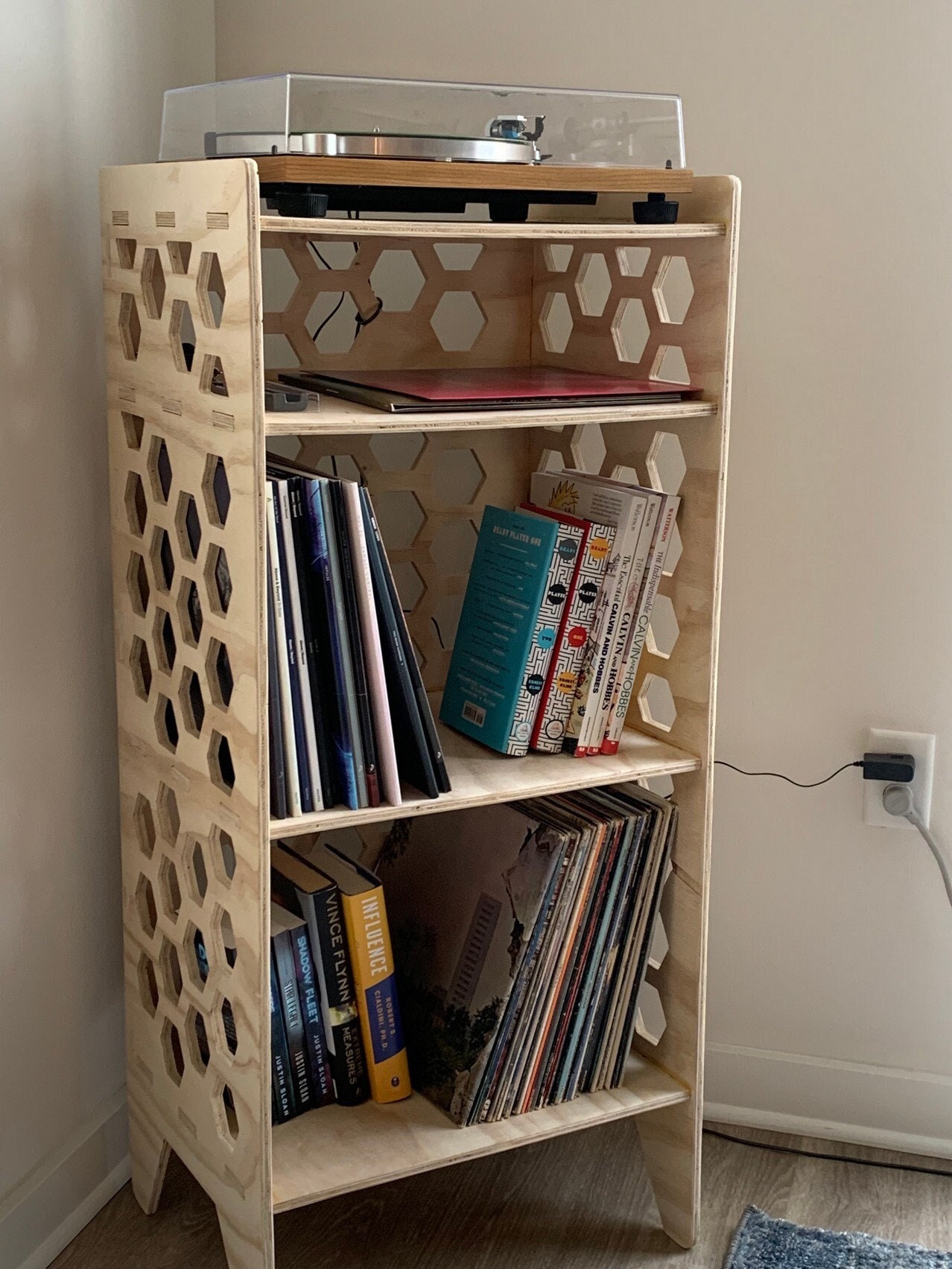Record Player Stand, Home Decor and Organization, Stand for Turntable ...