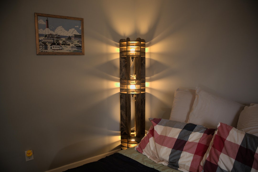 Puzzle Lamp - Handcrafted Lamp, Handmade Home Decor, Modern Floor Lamp ...