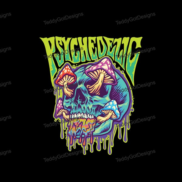 Psychedelic Svg - Etsy