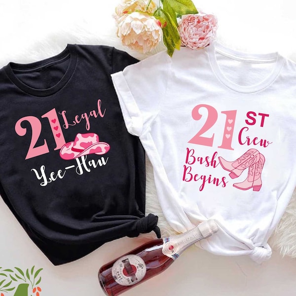 21st Birthday Country Shirt - Etsy