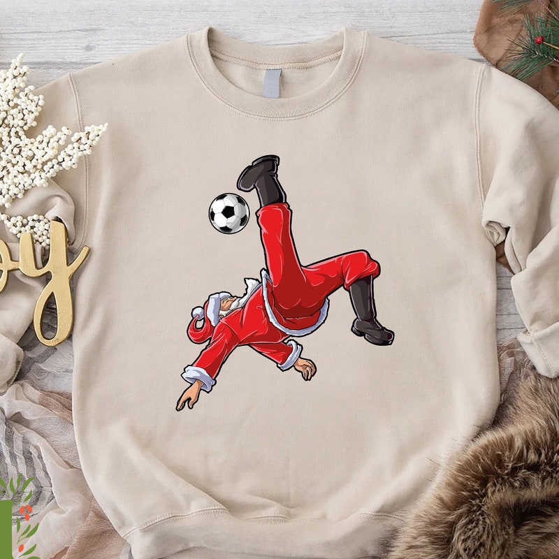 Soccer Iron on Christmas - Etsy