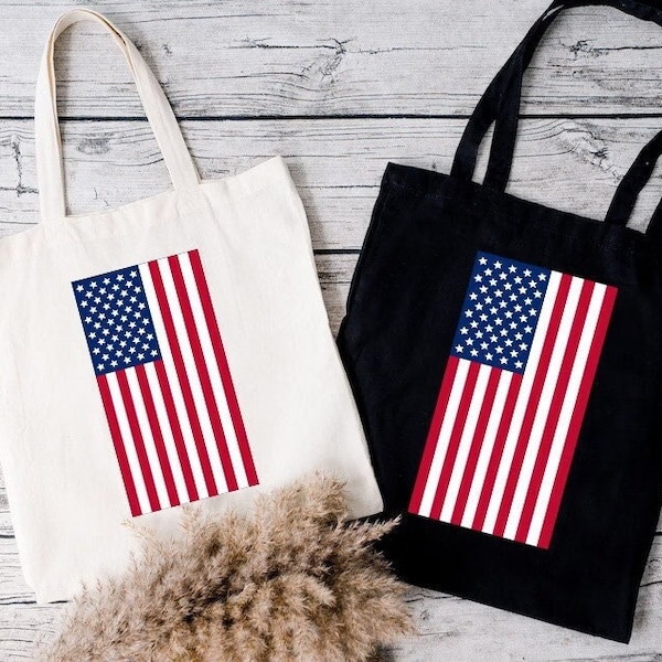 Flag Tote - Etsy