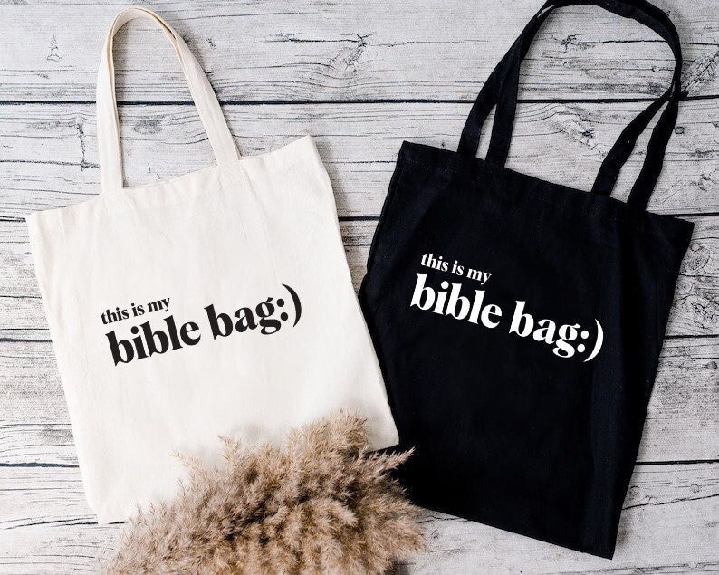 Christian Tote Bag Bible Accessories Bible Bag for Women - Etsy