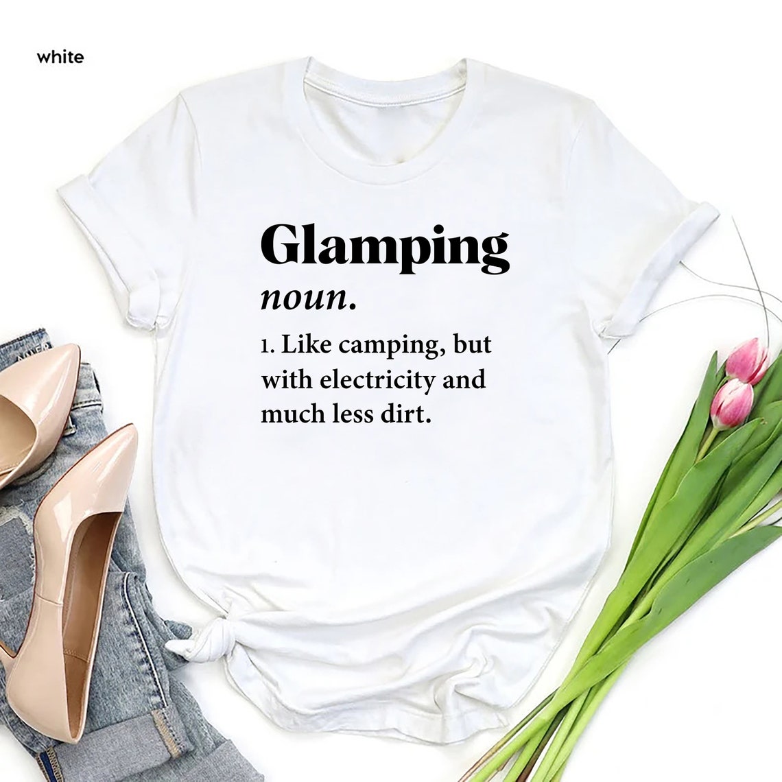 Funny Glamping Shirt, Glamping Definition Shirt, Glamping Tshirt, Road ...