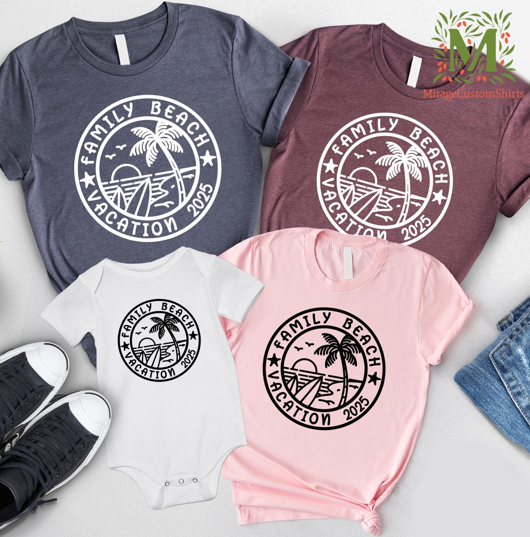 Family Beach Vacation T-shirt , Summer Shirt, Vacation Gift, Holiday T ...