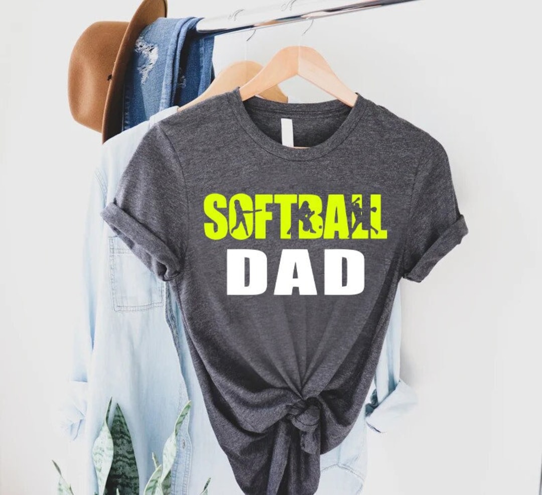 Softball Dad Shirt, Softball Daddy Tshirt, Father's Day Gift for Dad, Softball Fan Shirt ...