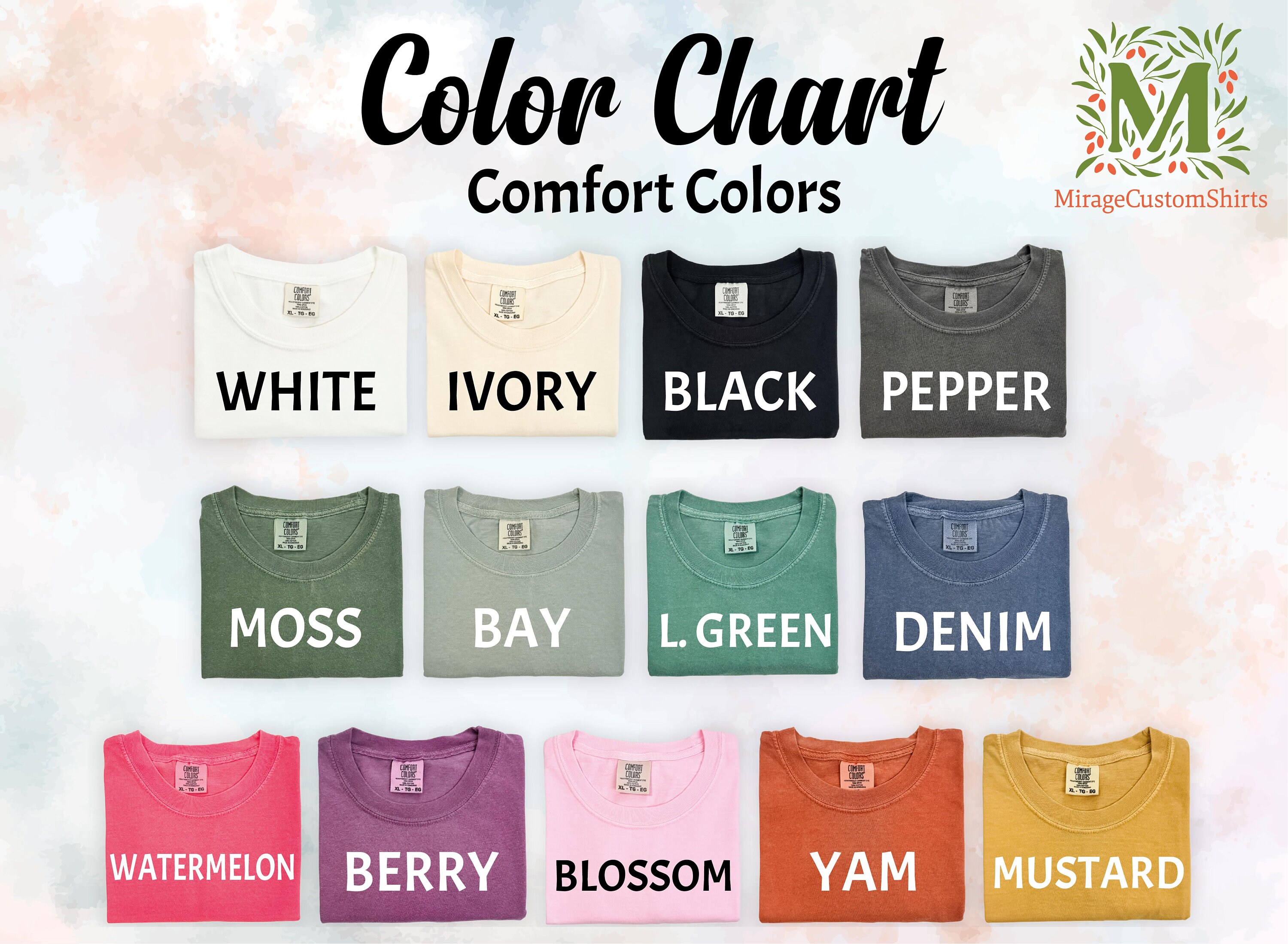 Comfort Colors® Embroidered Faith Cross Shirt,embroidery Christian ...
