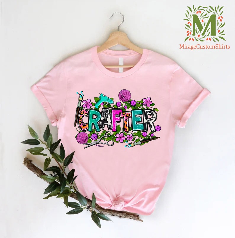 Crafter Tshirt, Funny Crafting T-shirt, Crafter Women Shirt, Gift for ...