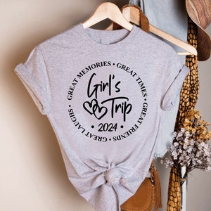 Girls Trip Shirts,besties Trip Shirts,girls Holiday Tees,girls Trip 2024 T-shirts,girls Weekend ...