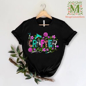 Crafter Tshirt, Funny Crafting T-shirt, Crafter Women Shirt, Gift for ...