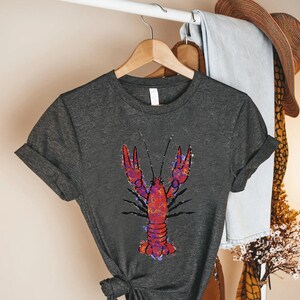 Watercolor Crawfish Shirt,crawfish T-shirt, Crawfish Season Outfit ...