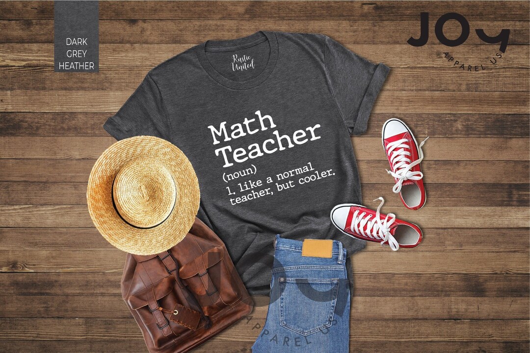 Math Teacher Definition Shirt, Funny Math Shirt, Gift for Math Teacher ...