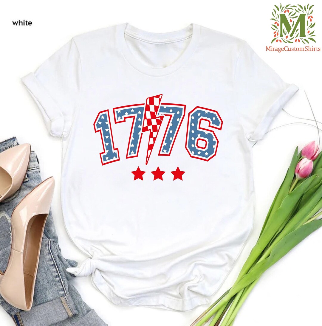 1776 T-shirt, Fourth of July Shirt, Independence Day Gift, Patriotic ...