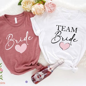 Team Bride Shirts, Bride Shirt,bachelorette Party Shirts,bridesmaid ...