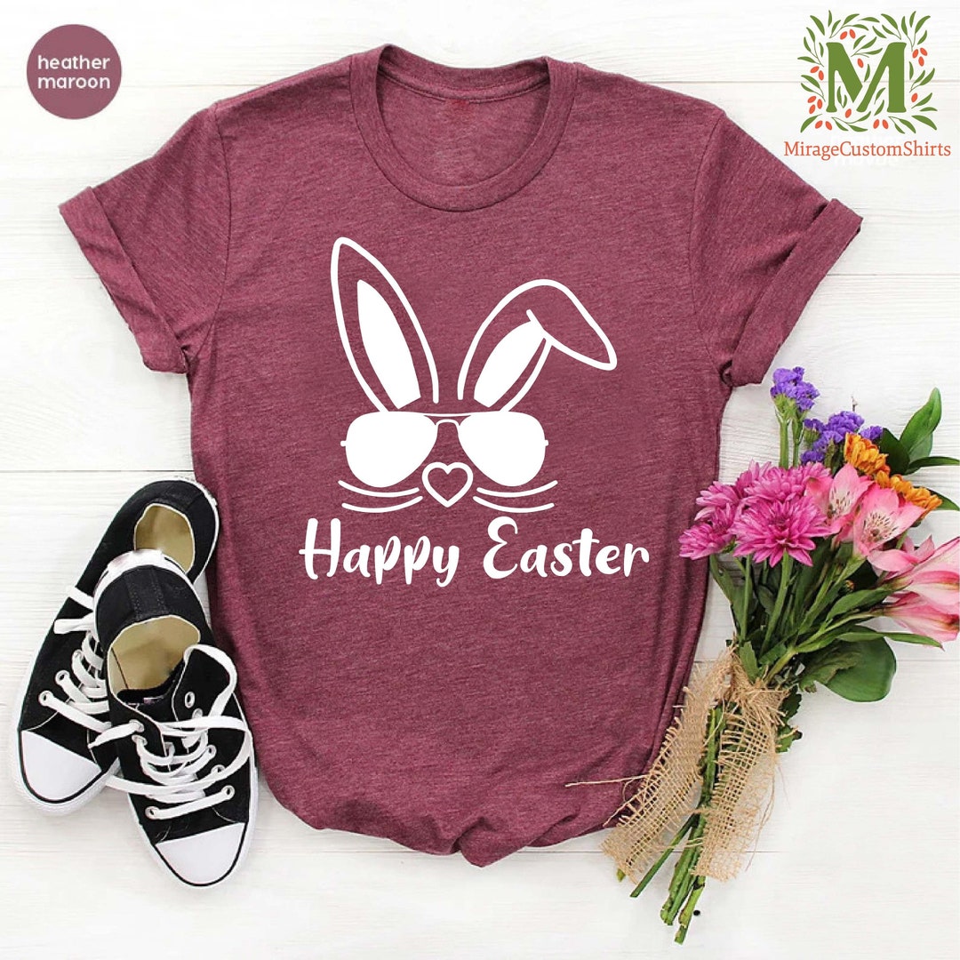 Easter Bunny Tshirt, Happy Easter Day Gift, Easter Shirt for Toddler ...