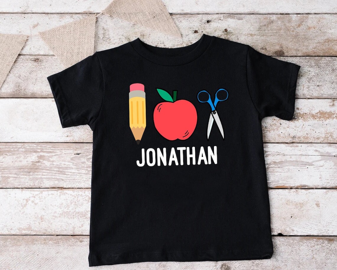 Personalized Student Gift, Back to School Shirt, Customizable Student ...