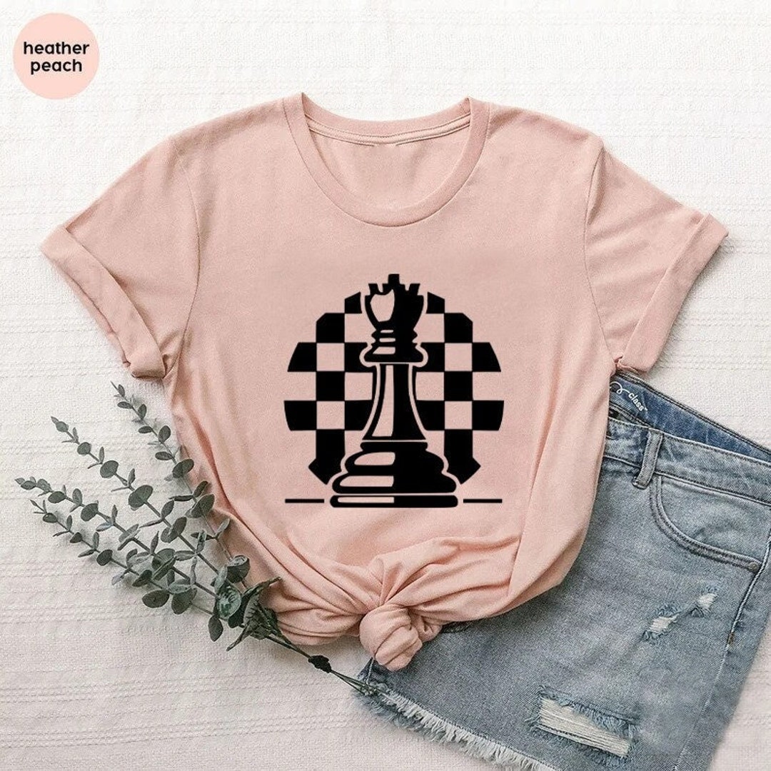Chess Queen T-shirt, Chess Day Gift, Board Game Lover Shirt, Chess ...