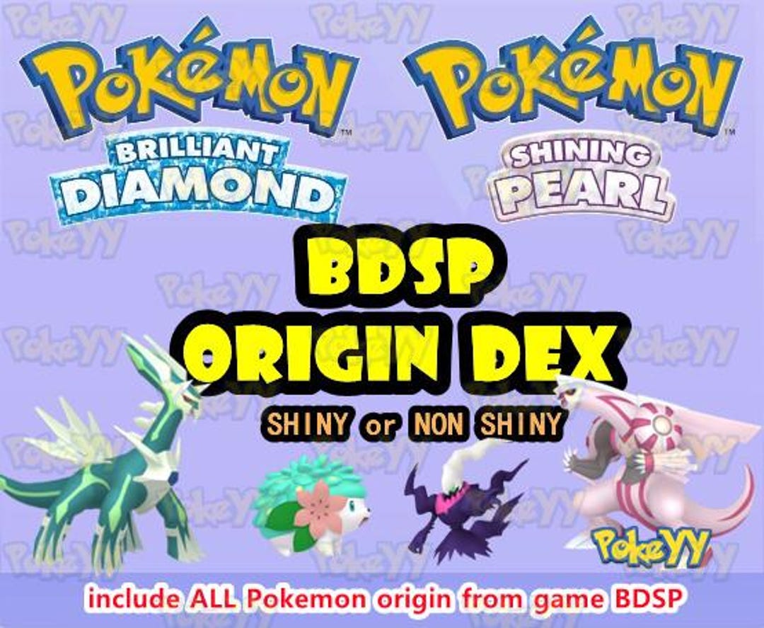 BDSP Living Pokedex | Pokemon Brilliant Diamond & Shining Pearl | SHINY ...