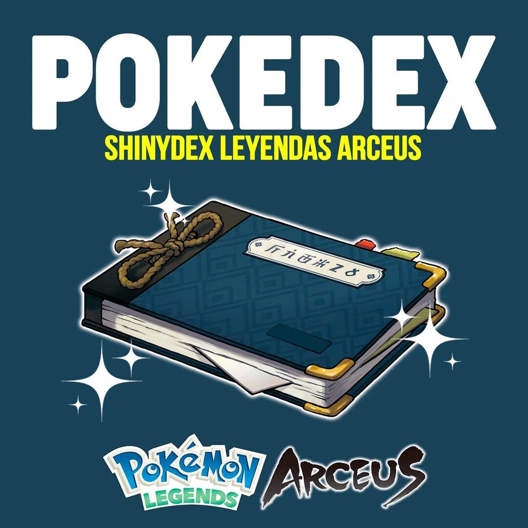 PLA Living Pokedex | Pokémon Legends: Arceus | SHINY 6V | Alpha Pokemon ...