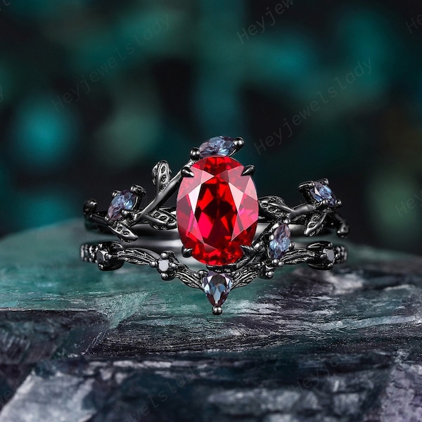 Black Gold Ruby - Etsy