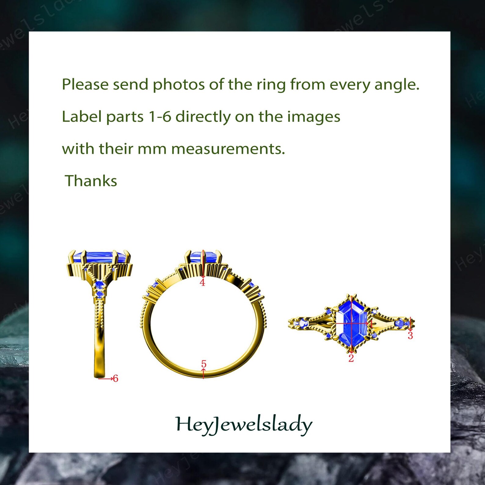Unique Open Gap Alexandrite Cluster Engagement Band, 14K Rose Gold ...