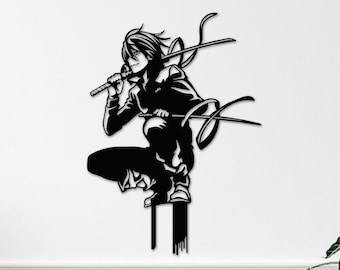 Anime Metal Wall Art Anime Wall Decor - Etsy
