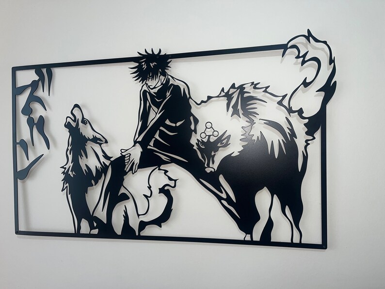 Anime Metal Wall Art Anime Wall Decor - Etsy