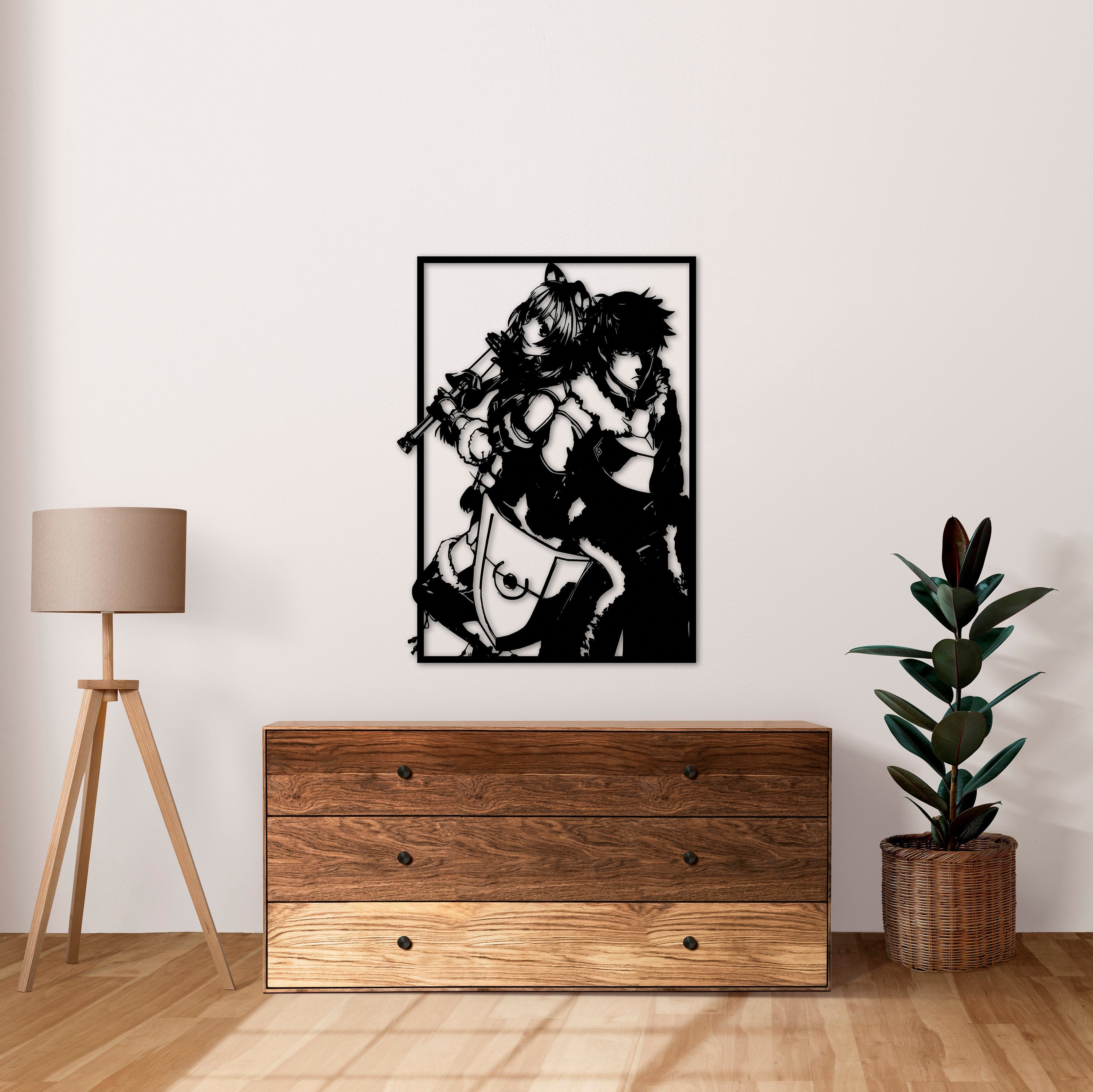 Anime Metal Wall Art Anime Wall Decor - Etsy